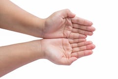 Manos Extendidas De La Mujer Foto de archivo - Imagen: 35837384