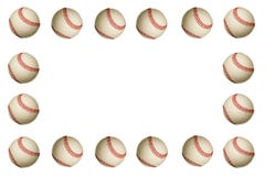 Tarjeta De La Frontera Del Béisbol Ilustración del Vector - Ilustración ...