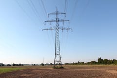 Electric Power Masts Stock Photography - Image: 6636602