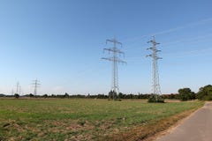 Electric Power Masts Stock Photography - Image: 6636602