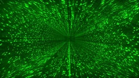 Green Corridor From The Matrix Code Stock Video - Video of matrix ...