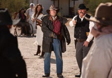Old West-Shoot Out Royalty Free Stock Photos - Image: 684128