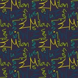 Milan Seamless Pattern One stock vector. Illustration of elegance ...