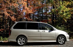 Mini van stock photo. Image of transport, isolated, mini - 4341408