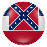 Mississippi State Flag Button Stock Illustration - Illustration of ...