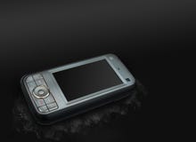 Modern Mobile Phone Isolated Stock Image - Image of computer ...