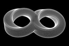 Mobius Strip. Circular Shape With Inverted Side. Stock Vector ...