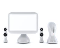 Futuristic Monitor On Face With Code And Information Hologram. Eye Hud ...