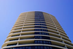 Curved apartment building stock photo. Image of veranda - 1791414