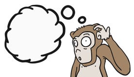 Monkey Thinking Stock Illustrations – 275 Monkey Thinking Stock ...