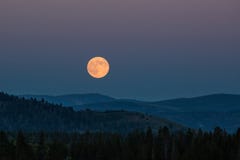 Full moon rise stock image. Image of orbit, mystical - 31808469
