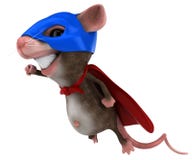 Superhero rat stock vector. Illustration of clipart, strength - 44936309