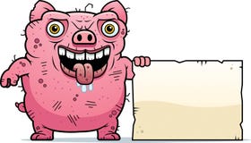 Cerdo feo foto de archivo. Imagen de sucio, cara, granja - 6419884