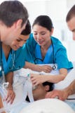 Doctors Resuscitating A Senior Patient Stock Photo - Image of attack ...