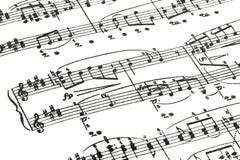 Antique Stained Music Score Stock Illustration - Image: 17206237