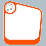 Music Notes Border. Musical Background. Music Round Shape Frame Stock ...