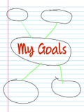 My personal goals stock illustration. Illustration of target - 26715292