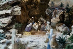 Manger in cave stock photo. Image of bright, manger, christian - 62802158