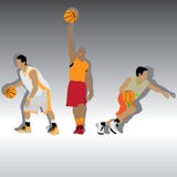 Basketball Players Rebounding Stock Photos - Image: 2595983