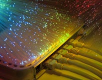 Network cable & hub. stock image. Image of internet, accessory - 291459