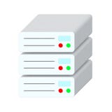 Computer Server Rack Isometric 3D Icon Stock Vector - Illustration of ...