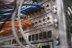 Network switches stock image. Image of network, telecommunication ...