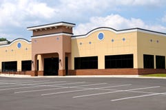 New Commercial Store Front stock photo. Image of structure - 10940092