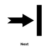 Next button stock illustration. Illustration of business - 3149824