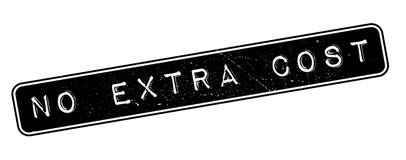 No Extra Cost Rubber Stamp Stock Vector - Image: 83105895