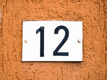 Carreau De Céramique, Numéro 12 Photo stock - Image du numéro, home ...