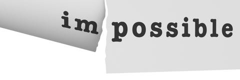 Possible Not Impossible stock image. Image of difficult - 29530159