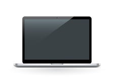 Laptop Open Frontal stock illustration. Illustration of monitor - 25810965