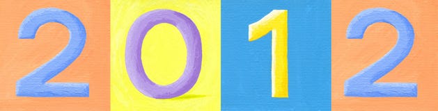 Number 2012 Royalty Free Stock Photography - Image: 17533337