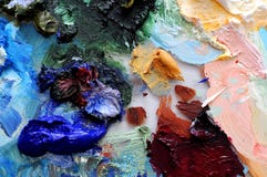 Primary colors oil paint stock photo. Image of primary - 9955948