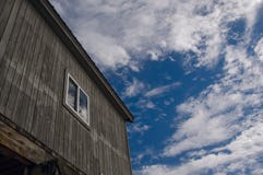 Old Window and Blue Sky stock photo. Image of brown, design - 23551090