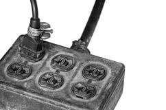 Antique electrical outlet stock image. Image of power - 23231257