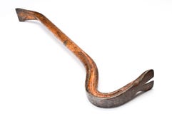 Old rusty crowbar stock photo. Image of tools, jimmy - 39558250