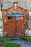 Gate of old barn stock image. Image of peasant, barn, craftsmanship ...