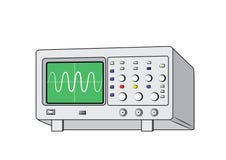 Set Of Oscilloscope Old And New. Vector 2D Illustration 210634021 ...