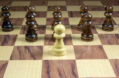 One Is Against Many Stock Illustration - Image: 39471758