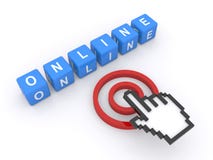 Cursor and Block button stock image. Image of screen, monitor - 5552159