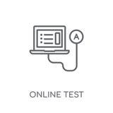 Pc test exam stock illustration. Illustration of alternative - 2852943