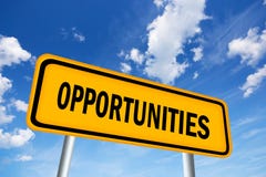 Opportunity Words Experience Chance For New Opening Stock Photos ...