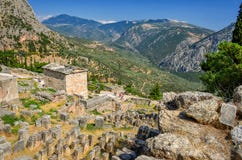 Oracle of Delphi stock photo. Image of antique, saintly - 51184574