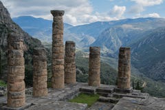 Delphi oracle Greece stock photo. Image of athena, museum - 21405756