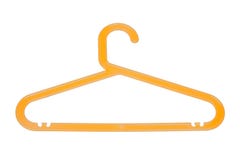 Orange Plastic Hanger Royalty Free Stock Image - Image: 17206336