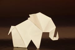 Origami Elephant Stock Photos - Royalty Free Images