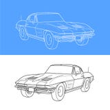 Corvette Clipart And Illustrations