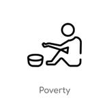 Poverty Icon In Trendy Design Style. Poverty Icon Isolated On White ...