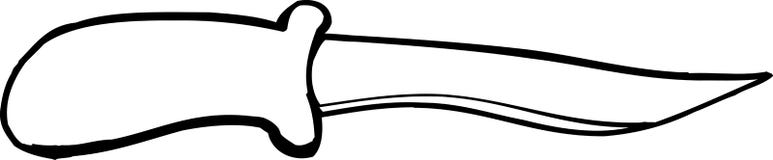 Outlined Knife Stock Illustrations – 99 Outlined Knife Stock ...